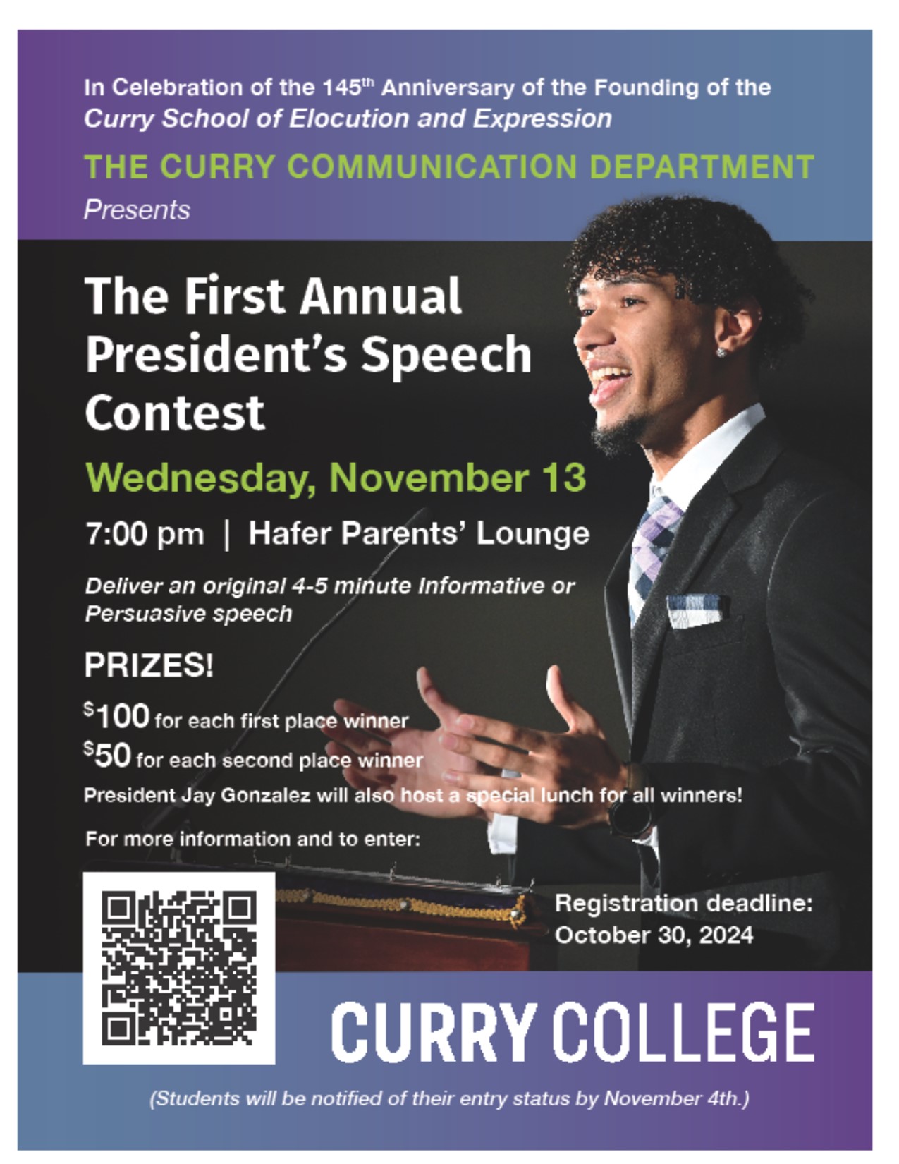COM Department to Host President’s Speaking Contest – The Currier Times